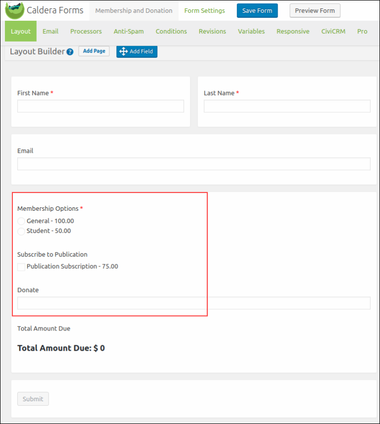 Using Caldera Forms CiviCRM (CFC) for Membership Registration and ...